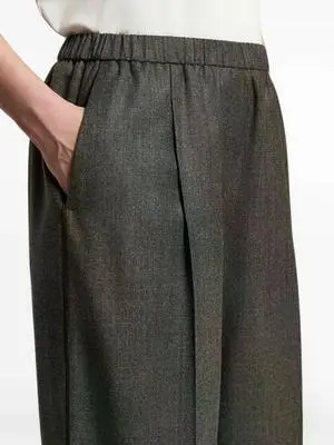 Peserico Elasticated-waistband Pleated Trousers