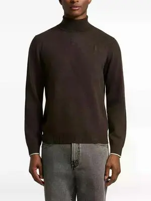 Peserico Roll-neck Sweater - Brown