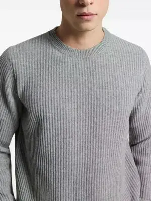 Peserico Ribbed-knit Crew-neck Sweater