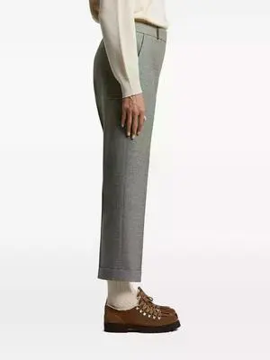 Peserico Pressed-crease Turn-up Trousers