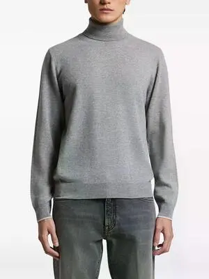 Peserico Roll-neck Sweater - Grey