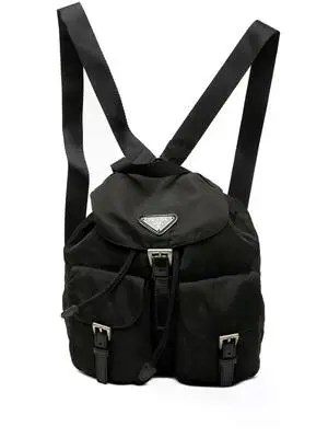 Prada 2000-2013 Tessuto Backpack - Black