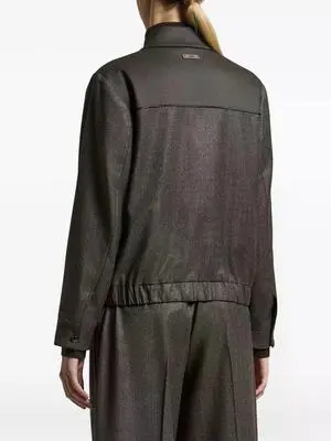 Peserico Panelled Elasticated-hem Jacket