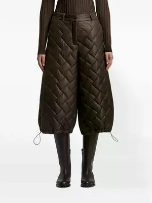 Peserico Quilted Drawstring Trousers