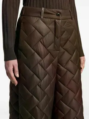 Peserico Quilted Drawstring Trousers