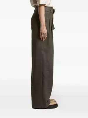 Peserico Belted Pleated Trousers