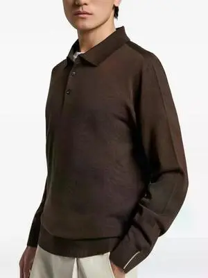 Peserico Long-sleeve Polo Shirt