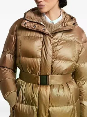 Peserico Belted Hooded Coat