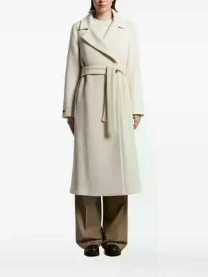 Peserico Belted Notch-lapel Coat - Neutrals