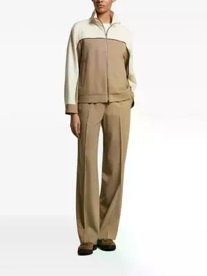 Peserico Colour-block Panelled Zip-up Jacket