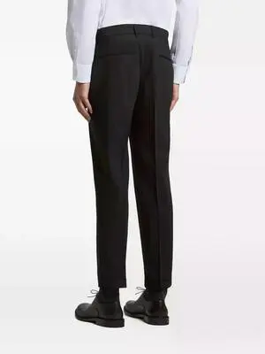 Peserico Pressed-crease Turn-up Trousers