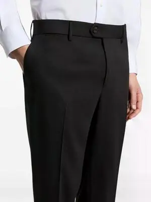 Peserico Pressed-crease Turn-up Trousers