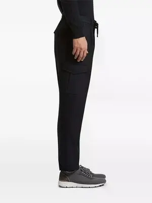 Peserico Pleated Drawstring-waist Trousers - Blue