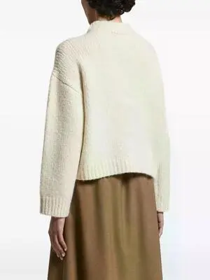Peserico Intarsia-knit Dropped-shoulder Sweater