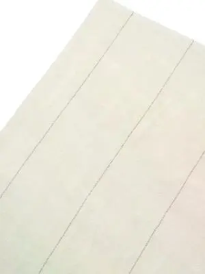 Peserico Pinstripe-pattern Fringed Scarf