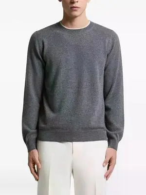 Peserico Ribbed-trim Sweater - Grey