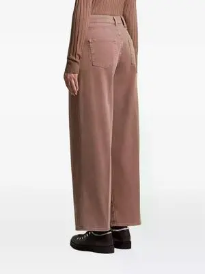 Peserico Pleated Wide-leg Trousers - Pink