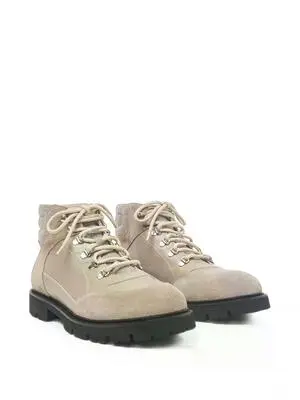 Peserico Panelled Lace-up Boots