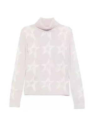Perfect Moment Stardust Star-intarsia Sweater - Pink
