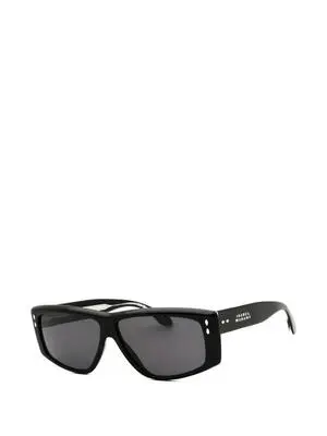 Isabel Marant Étoile Rectangle-frame Sunglasses - Black