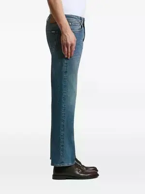 Peserico Faded-effect Straight-leg Jeans