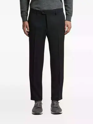 Peserico Pressed-crease Turned-up Trousers - Blue