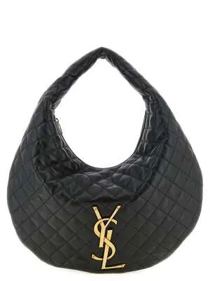 Saint Laurent Hobo Icare' Shoulder Bag - Black