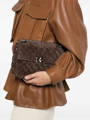 Valentino Garavani Rockstud Spike Medium Leather Shoulder Bag