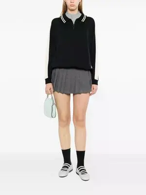 AGNES B. Half-zip Sweatshirt
