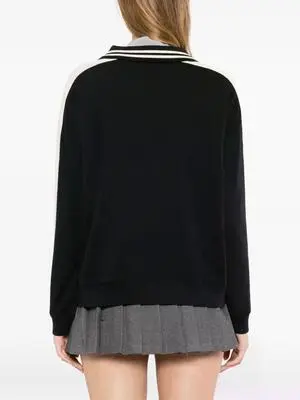 AGNES B. Half-zip Sweatshirt