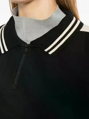 AGNES B. Half-zip Sweatshirt