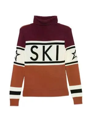 Perfect Moment Schild Intarsia-knit Sweater - Brown