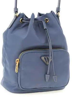 Prada Duet' Bucket Bag - Blue