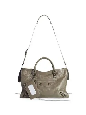 Balenciaga Le City Medium Leather Handbag - Multicolor