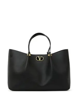 Valentino Garavani Vlogo Signature Large Leather Tote - Multicolor