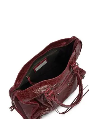 Balenciaga Le City Medium Leather Handbag - Multicolor