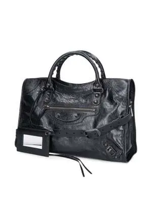 Balenciaga Le City Medium Leather Handbag
