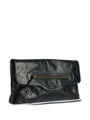 Balenciaga Le City Leather Clutch - Multicolor
