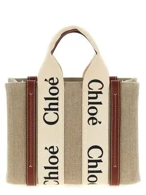 Chloé Shopping 'woody Small - Brown