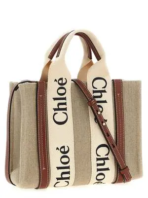 Chloé Shopping 'woody Small - Brown