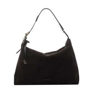 Etro Large Suede Rosette Shoulder Bag