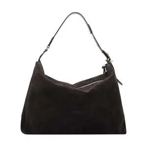 Etro Large Suede Rosette Shoulder Bag