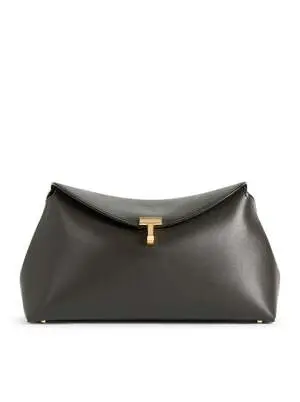 TOTEME Toteme Women T-Lock Leather Clutch Multicolor