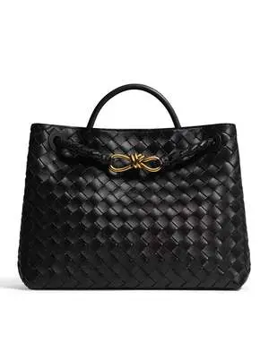 Bottega Veneta Medium Andiamo Bag - Black