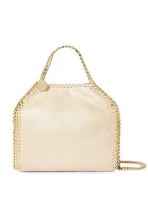 Stella McCartney Falabella Tote Bag With Chain Trim - Silver