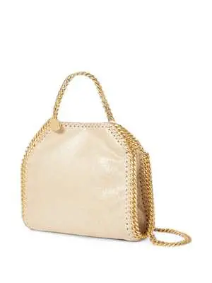 Stella McCartney Falabella Tote Bag With Chain Trim - Silver
