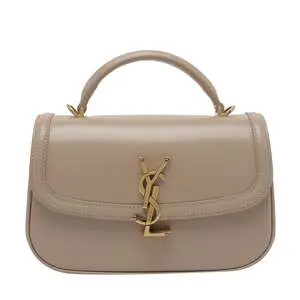 Saint Laurent Mini Solferino Shoulder Bag - Cream