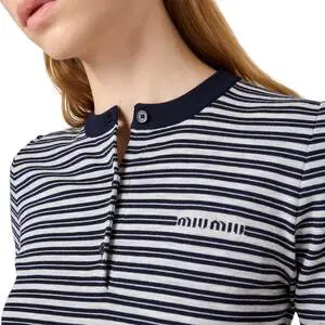 Miu Miu Striped Wool Sweater