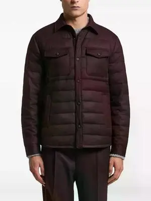 Peserico Quilted Padded Jacket - Red