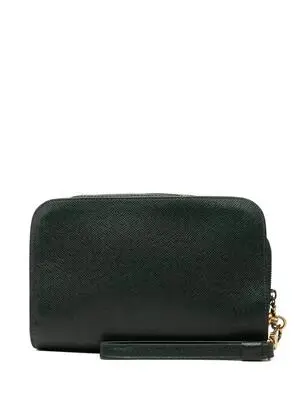 LOUIS VUITTON 1997 Taiga Pochette Baikal Clutch Bag - Green